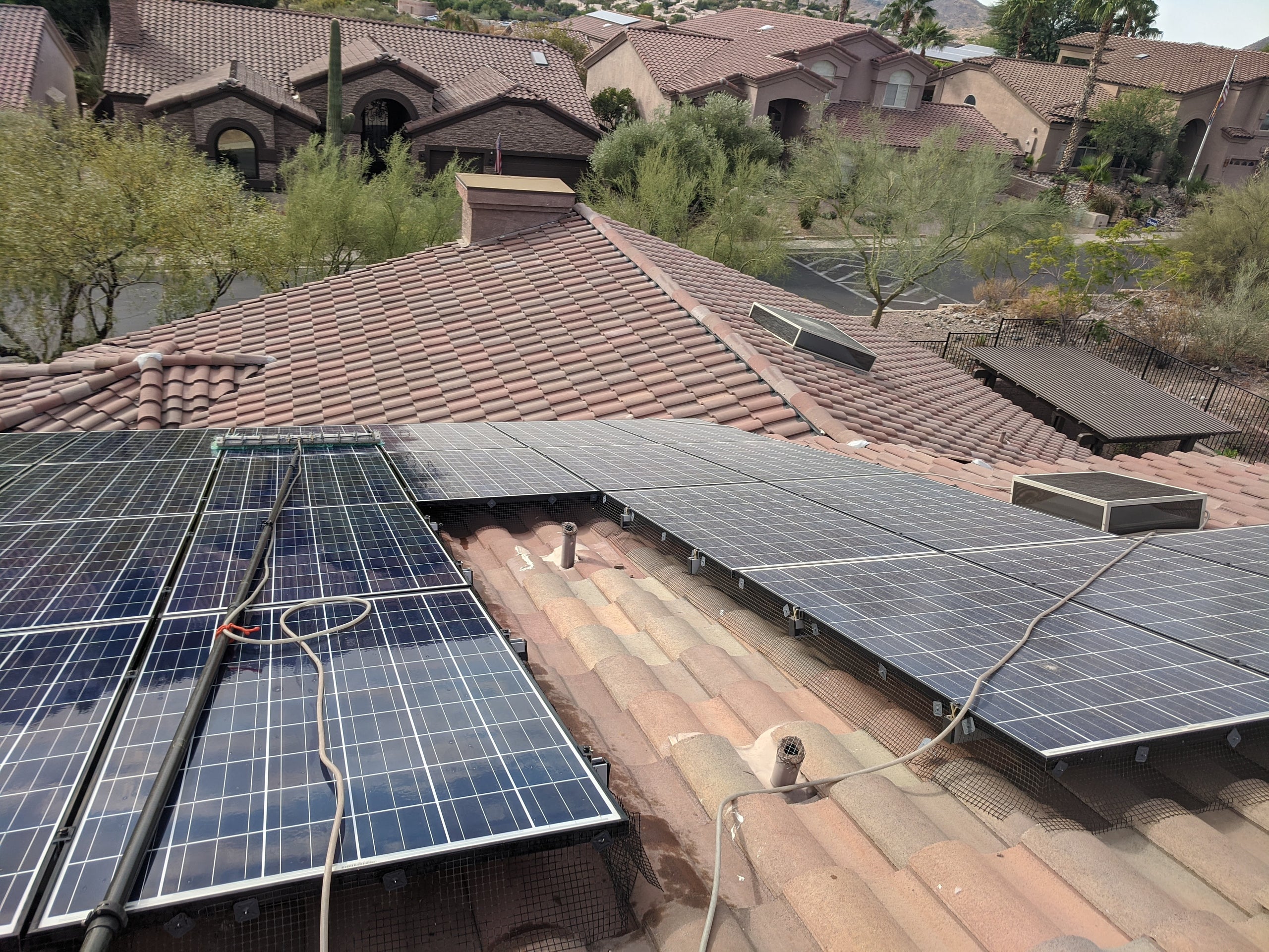 1 story solar panel cleaning | Sun Clean Solar. "Yes! Your solar panels ...